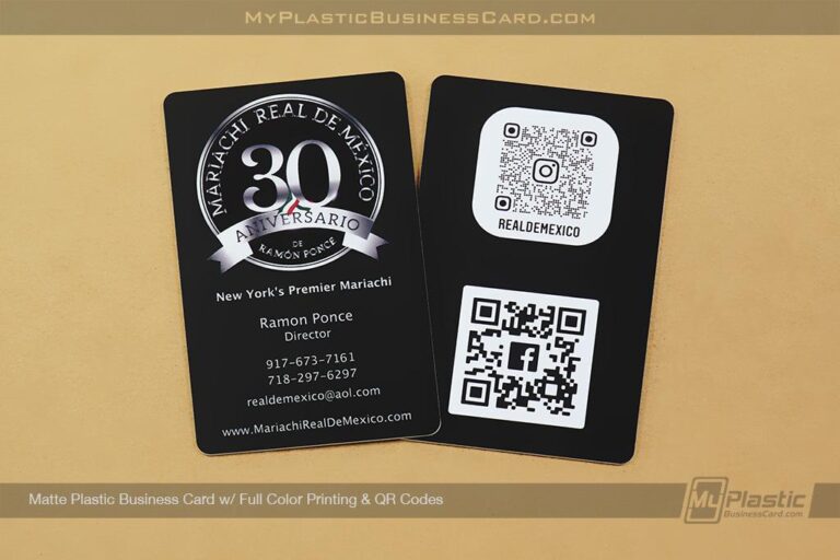 Top 8 Plastic Business Cards With QR Codes - Plastic Business Cards 24 ...
