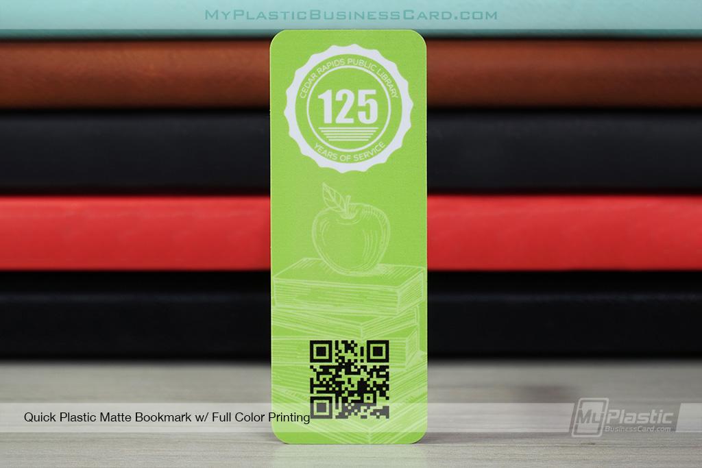 Quick Plastic Bookmarks - Plastic Business Cards 24 Hour Production ...