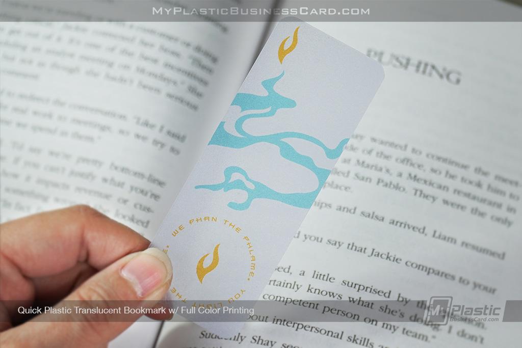Quick Plastic Bookmarks - Plastic Business Cards 24 Hour Production ...